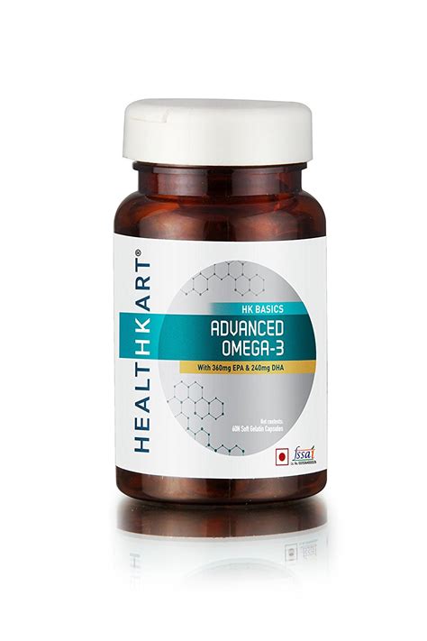 Buy Healthkart Advanced Omega 3 Fish Oil 1000mg With 360mg Epa And