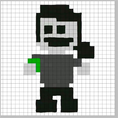 Fnaf Charlie Emily Pixel Art Disegni Semplici Tutorial Di Arte Fnaf