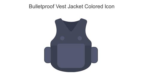 Bulletproof Vest Jacket Colored Icon In Powerpoint Pptx Png And Editable Eps Format Ppt Example