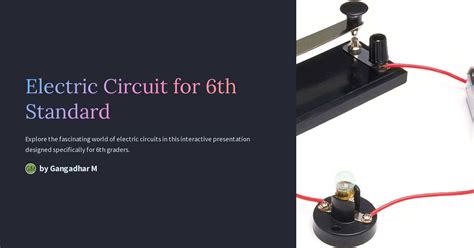 Electric Circuit For 6th Standard