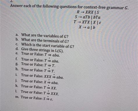Solved Answer Each Of The Following Questions For