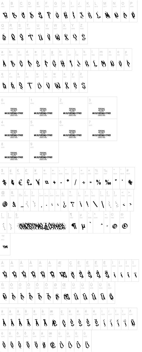 Christmas Cypher Font