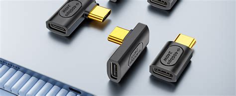Poyiccot 240w Usb C Adapter 5packs 40gbps Usb C Extender