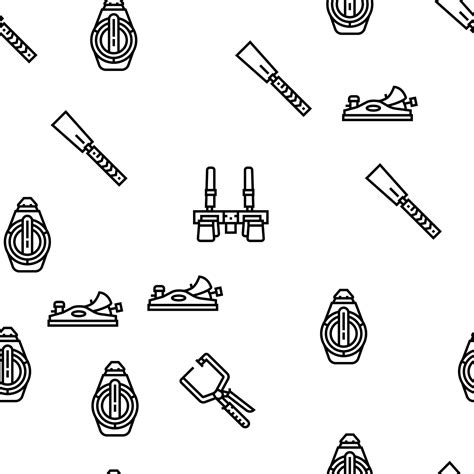 Carpenter Tool And Accessory Vector Seamless Pattern 10391894 Vector Art At Vecteezy
