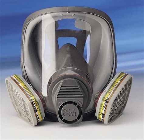 Mascara Cara Completa 3m Con Filtros Contra Gases Y Vapores 750000