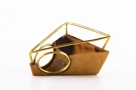 Neta Alon Wood Ring Shenkar Bijoux Contemporains Bijoux Joaillerie