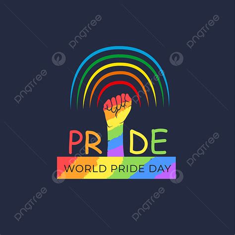 오색 무지개 세계 자랑 일 손이 디자인 벡터 행복한 자부심 게이 레즈비언 Png 일러스트 및 벡터 에 대한 무료 다운로드 Pngtree