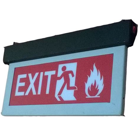 Exit Sign Vinyl With Battery Backup At Best Price In Chennai Rax Tech International