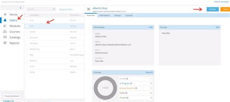 how do i archive one or multiple trainees trakstar learn