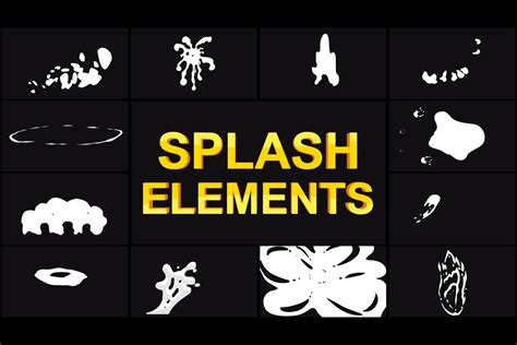 2d Splash Elements ビジュアルエフェクト Unity Asset Store