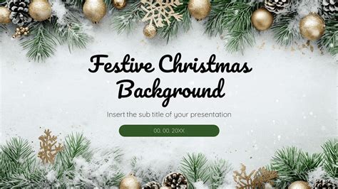 Christmas Backgrounds For Powerpoint Presentations