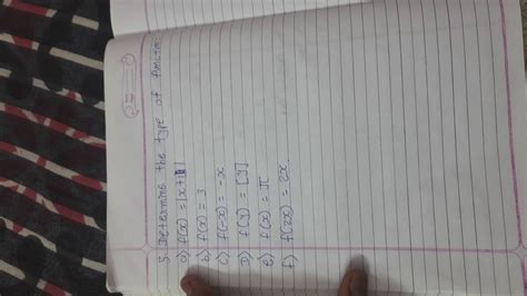 Determine The Type Of Function Filo