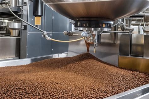 Premium Ai Image Sophisticated Coffee Bean Processing Machine Ai