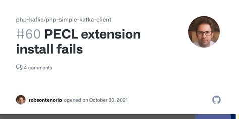 Pecl Extension Install Fails · Issue 60 · Php Kafkaphp Simple Kafka Client · Github