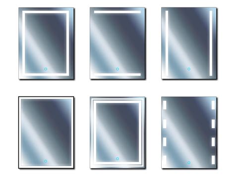 Front Lighted Led Mirrors Custom Led Mirrors