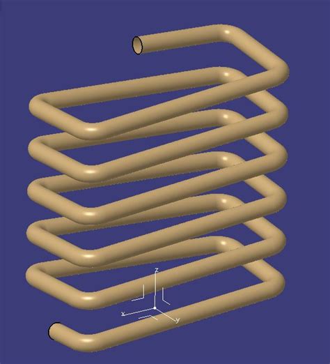 how to model rectangular helix grabcad questions