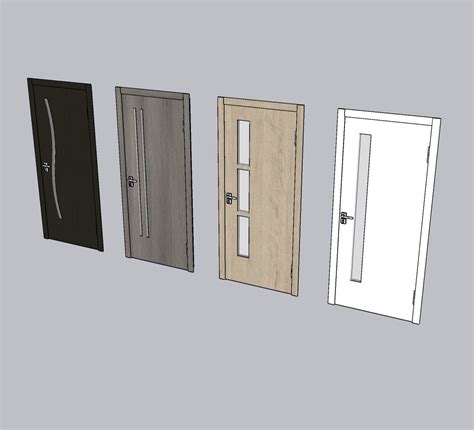 Download Free High Quality Sketchup Door Models