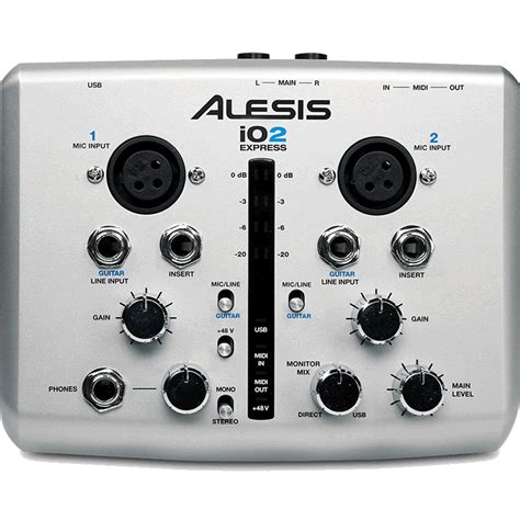 Alesis Io2 Express 24 Bit Usb Audio Recording Interface Topshop