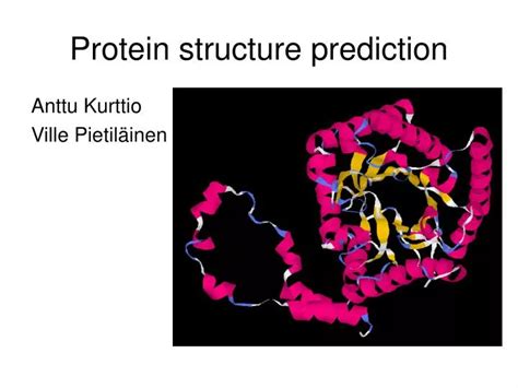Ppt Protein Structure Prediction Powerpoint Presentation Free Download Id