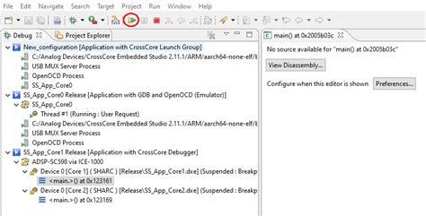 Load Application Using Cces Analog Devices Wiki