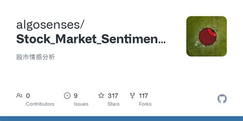 Github Algosenses Stock Market Sentiment Analysis 股市情感分析