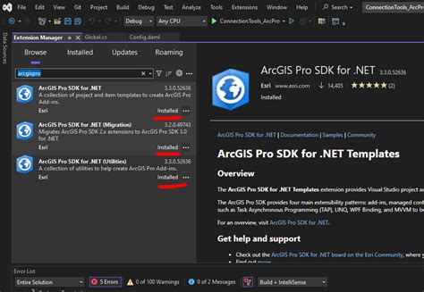 Solved Error Message In Vs After Upgrading To Arcgis Pro Esri Community