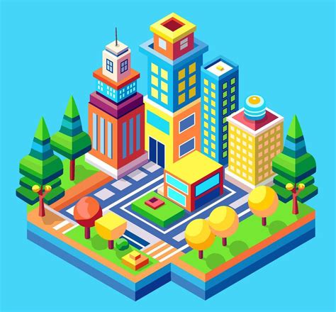 Isometric Urban Megalopolis Top View Of The City Infrastructure Town Isometric Urban Megalopolis Top View Of The City Infrastructure Town