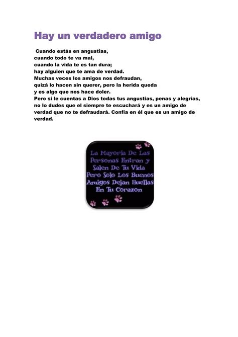 Carta De Amistad Docx