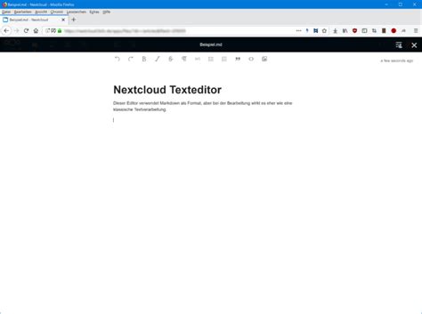 collaborative text editor in nextcloud arno welzel