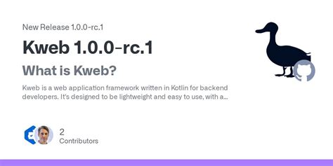 Kweb 100 Rc1 Released A Lightweight Kotlin Web Framework For