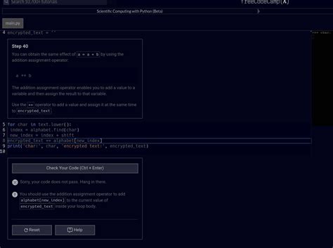 Learn String Manipulation By Building A Cipher Step 40 Python The
