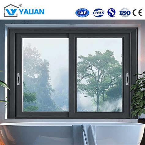 High Quality 90 Series Modern Aluminum Alloy Sliding Windows Horizontal
