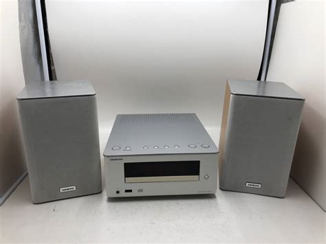 【2992】onkyo オンキョー X U3 Cr U3 D U3 Cdレシーバーシステム コンポ Bluetooth 2013年製 スピーカー ホワイト Mp3 Usb 中古品