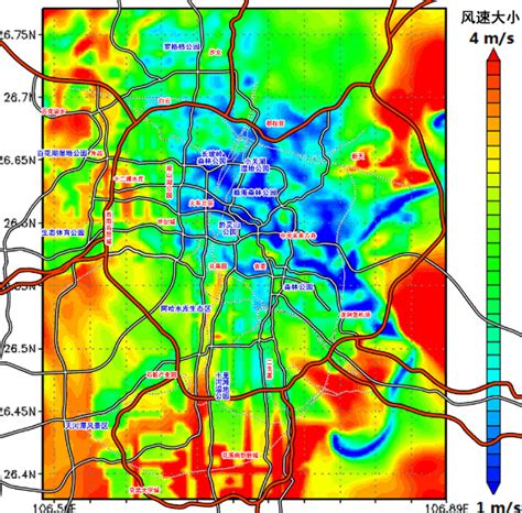 贵阳市中心城区200米以下近地通风廊道布局规划 2016中国城市规划年会 规划60年成就与挑战