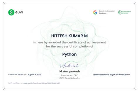 hittesh kumar m on linkedin pythoncourse skilldevelopment