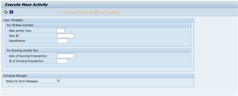 Fpscheduler Sap Tcode Execute Mass Activity