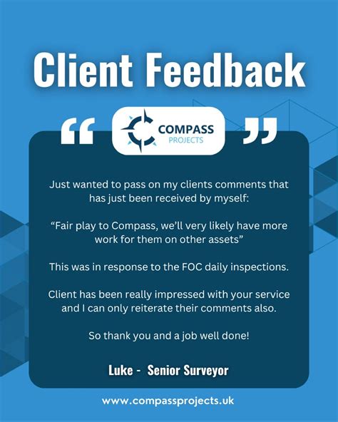 Compass Projects On Linkedin Clientfeedback Clientreview Weekend