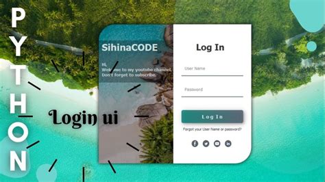PyQt Tutorial Login Form GUI