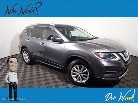 2020 Gun Metallic Nissan Rogue Sv Awd 145482929 Car