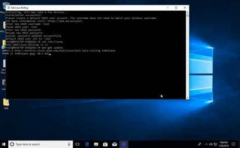 kali linux ethical hacking os is now available from the windows 10 store