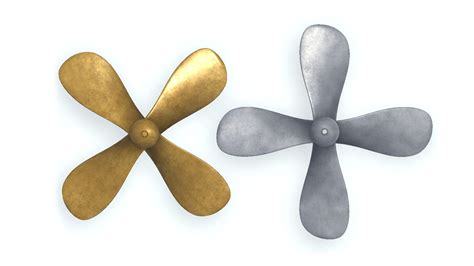 Судовой винт B4 3d Модель 26 Fbx Free3d