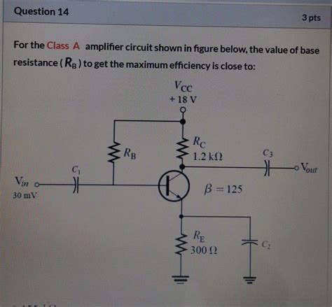 Solved Question 13 3 Pts For The Multi Stage Amplifiers