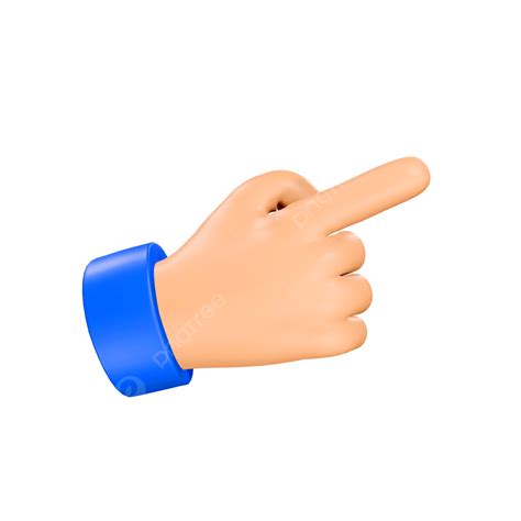 3d Rendering Of Pointing Hand Gesture 3d Rendering Pointing Hand