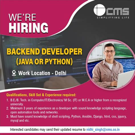Cms Computers Limited India On Linkedin Backenddevelopers