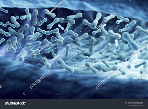 프로바이오틱스 박테리아의 현미경 락트산간균 박테리아 3d 스톡 일러스트 2508811235 Shutterstock