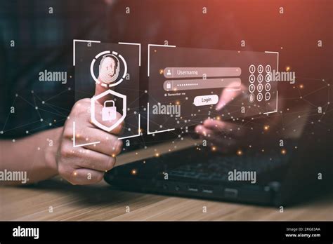 Login And Password Cyber Security Concept Data Protection And Secure Internet Access Cyber