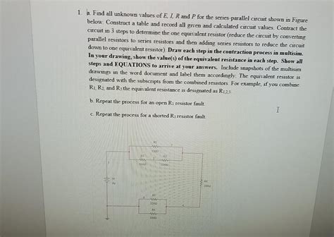 Solved Find All Unknown Values Of E I R And P For The Chegg