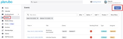Forms Event Export And Booking Portal Checkboxes Planubo