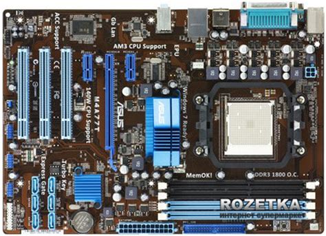 Материнская плата Asus M4A77T (sAM3, AMD 770, PCI-Ex16) – фото, отзывы ...