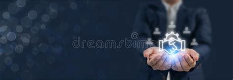 Business Ecosystems And Partnerships Concept Business Collaboration Strategies Stock Image